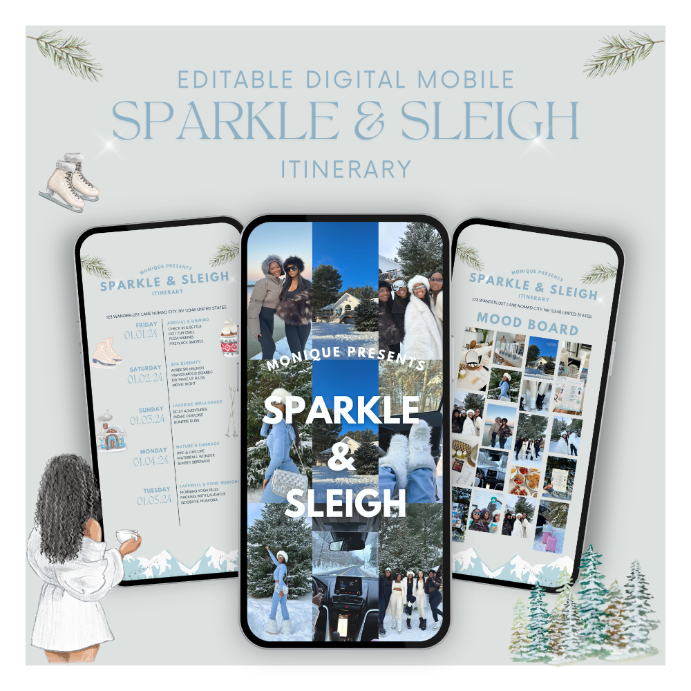 Ultimate Digital Travel Itinerary Guide - Apre Ski Theme - Monique Smith